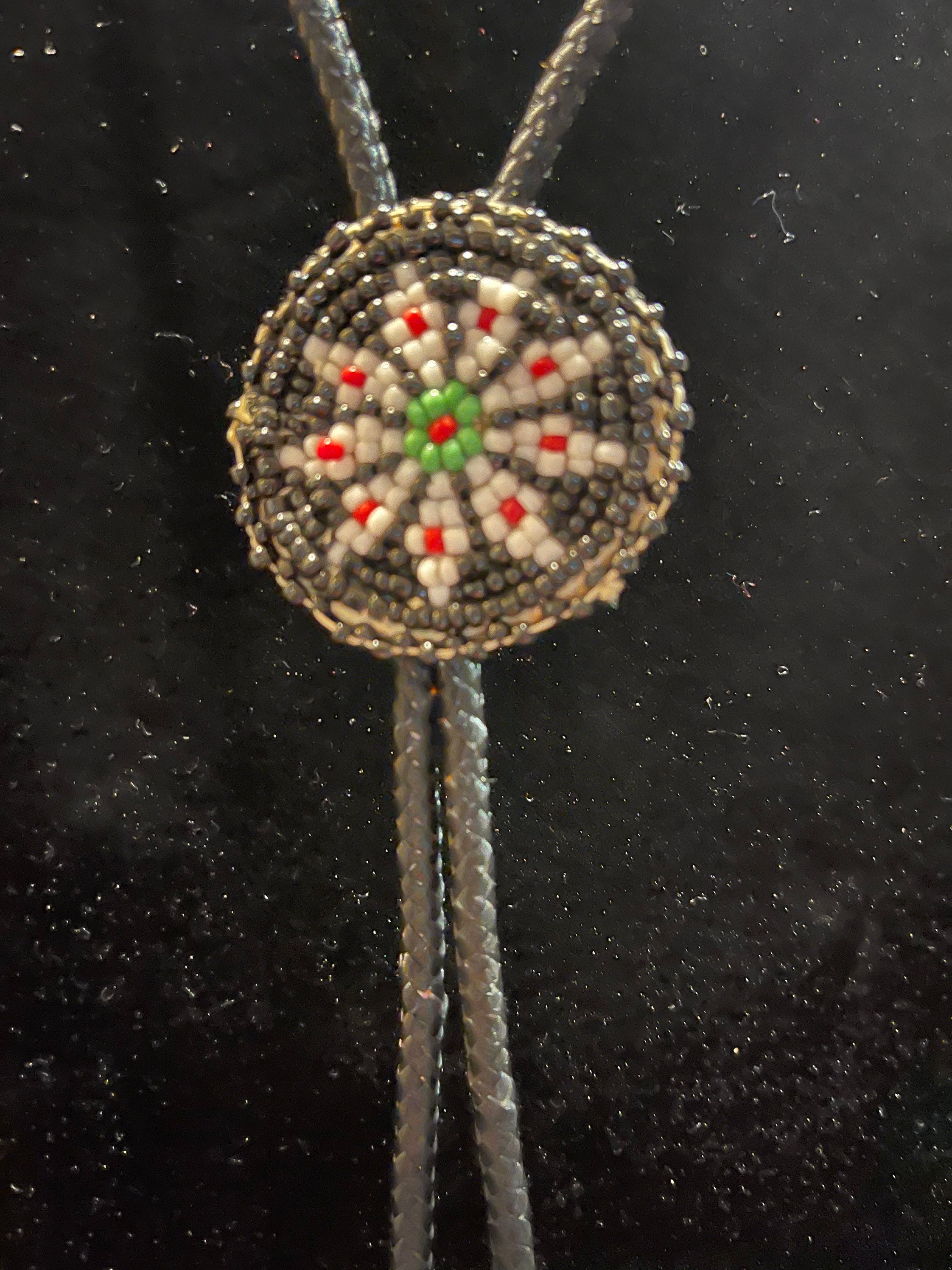 Native American Beaded Bolo - Etsy