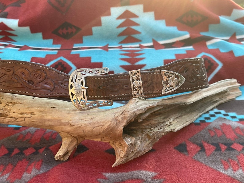 Vintage *rare* VOGT 3 Piece Buckle Set - Etsy