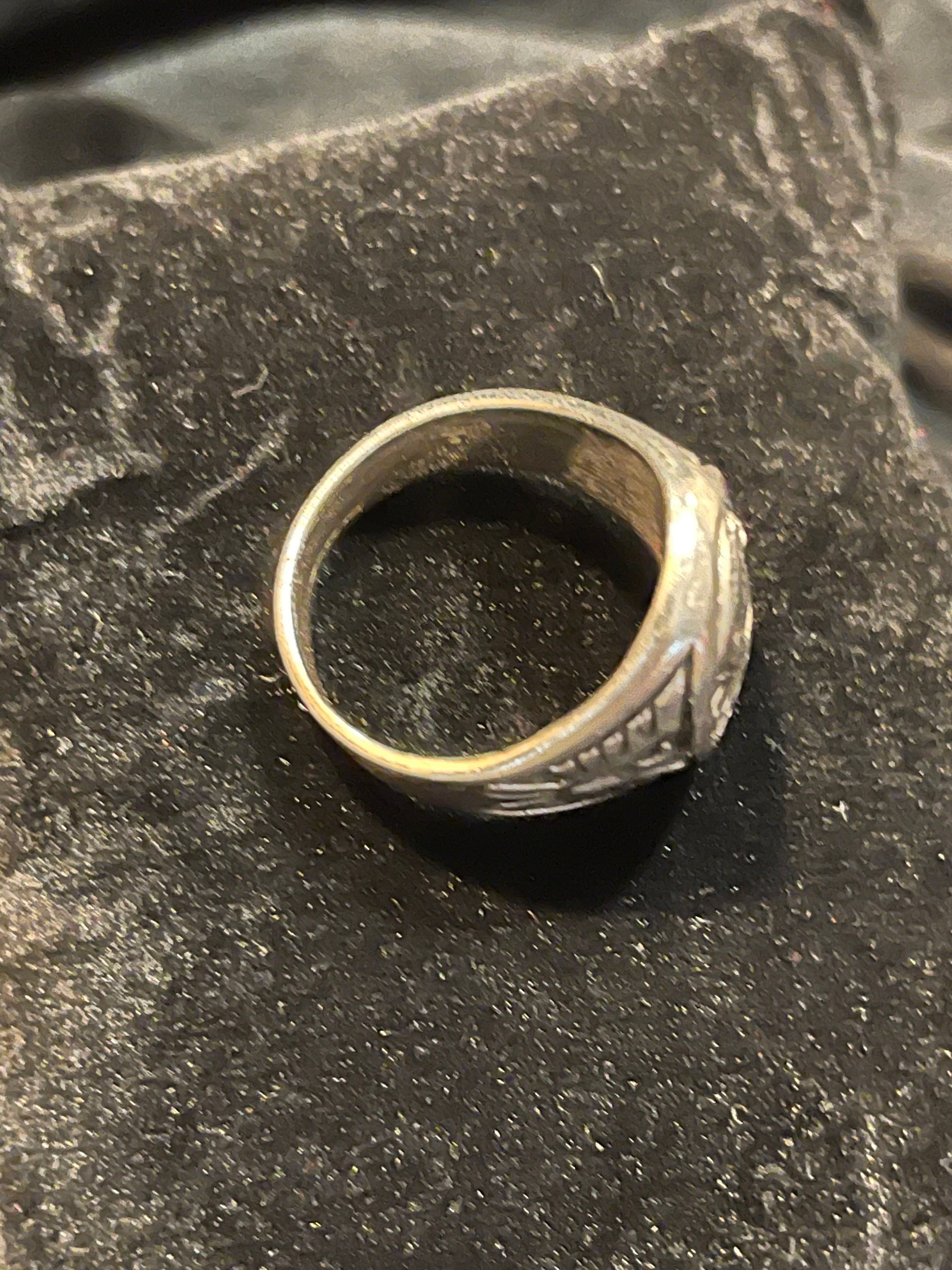 Silver Indian Head and Thunderbird Ring - Etsy