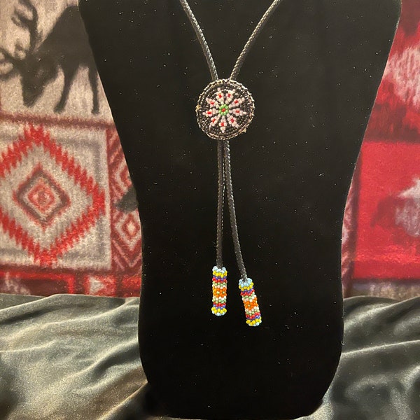 Native American Beaded Bolo Ties - Etsy