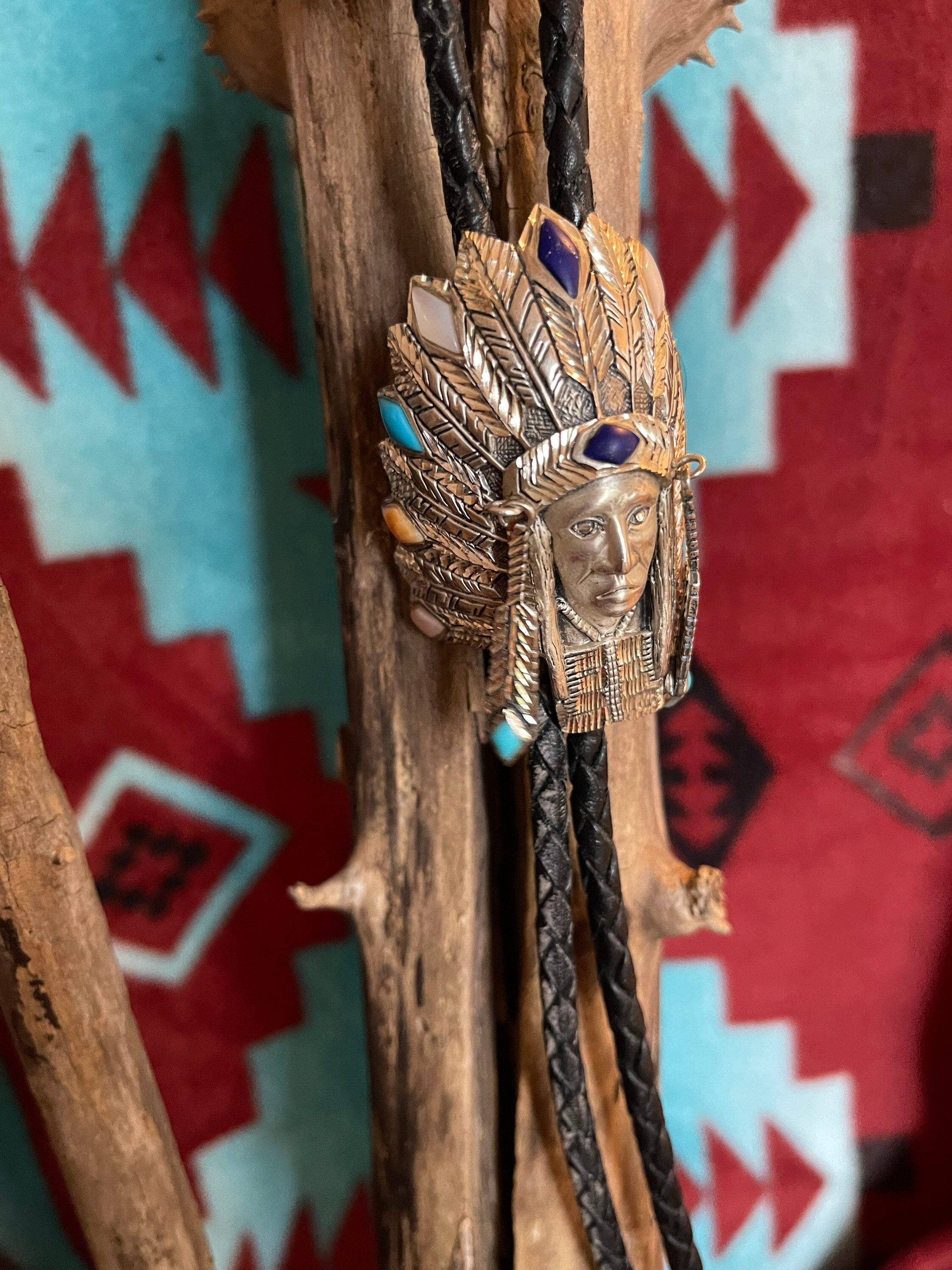 Native American Indian Chief Bolo - Etsy