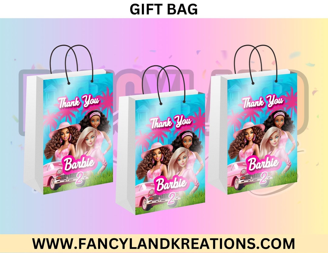 Barbie Girl Party Favors, Gift Bags , Party Favors for Kids Party ...
