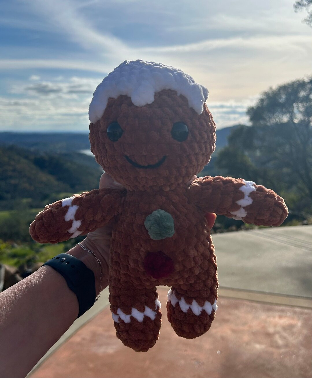 Mini Gingerbread Man Plushie - Etsy