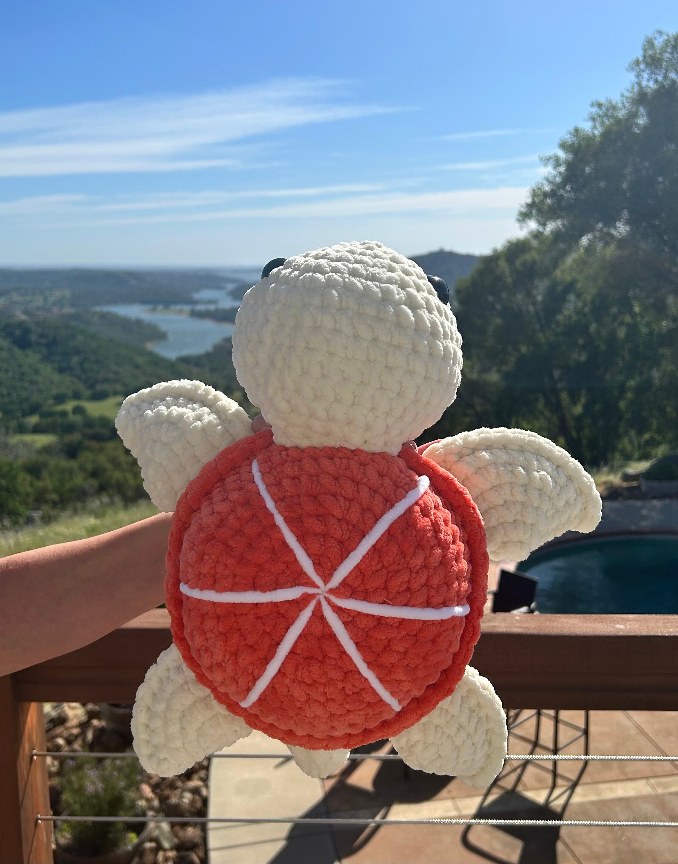 Orange Creamsicle Turtle Plushie - Etsy
