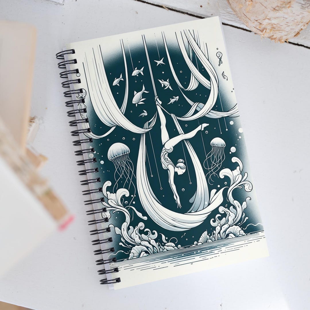 Underwater Dance Notebook Artistic Ocean-themed Journal for Dance and ...