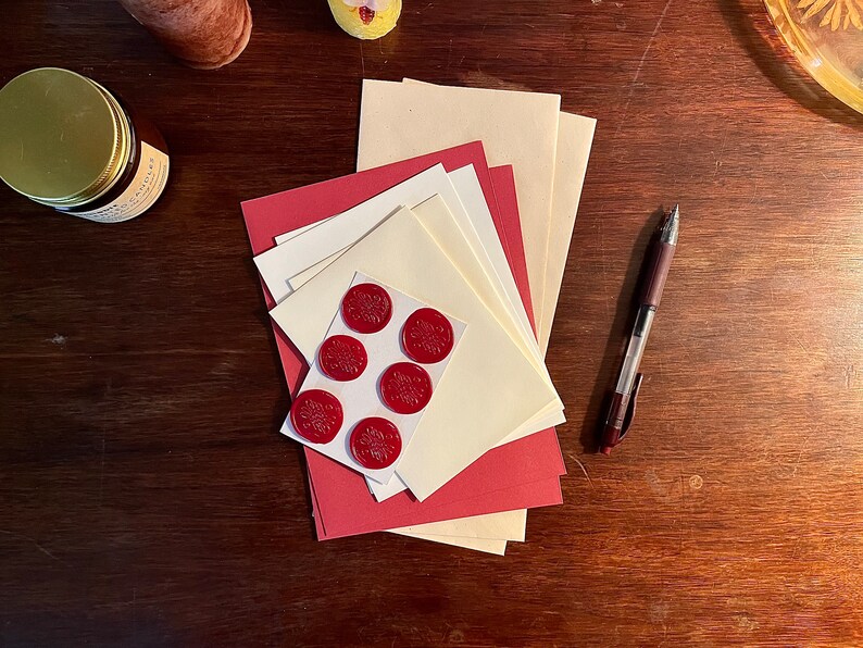 Luxe Bleeding Hearts Letter Writing Gift Set, Sun and Moon Pen Pal ...