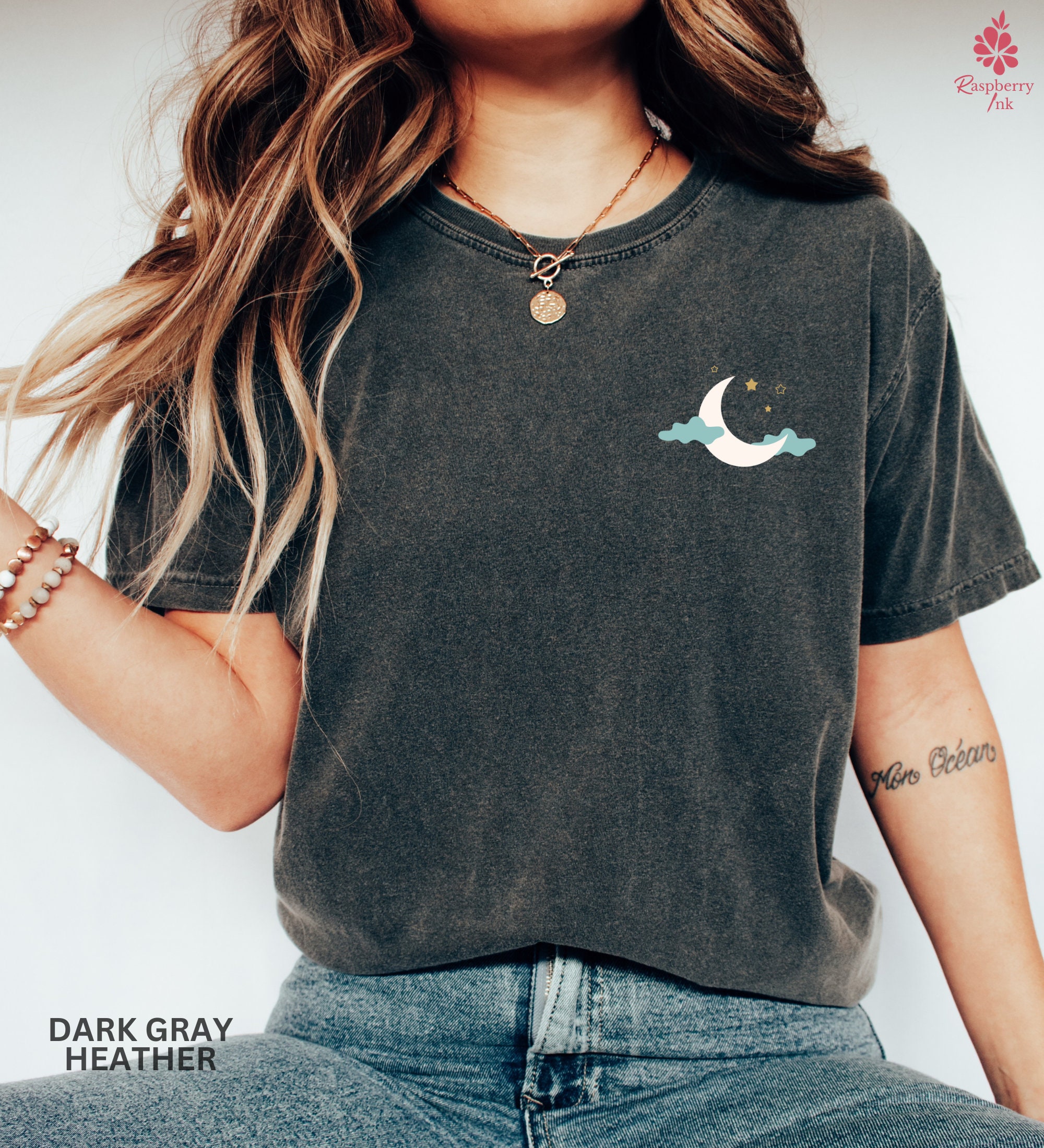 ATLA Cartoon Tee With Funny Quote, Moon Tee, Back Graphic T-shirt ...