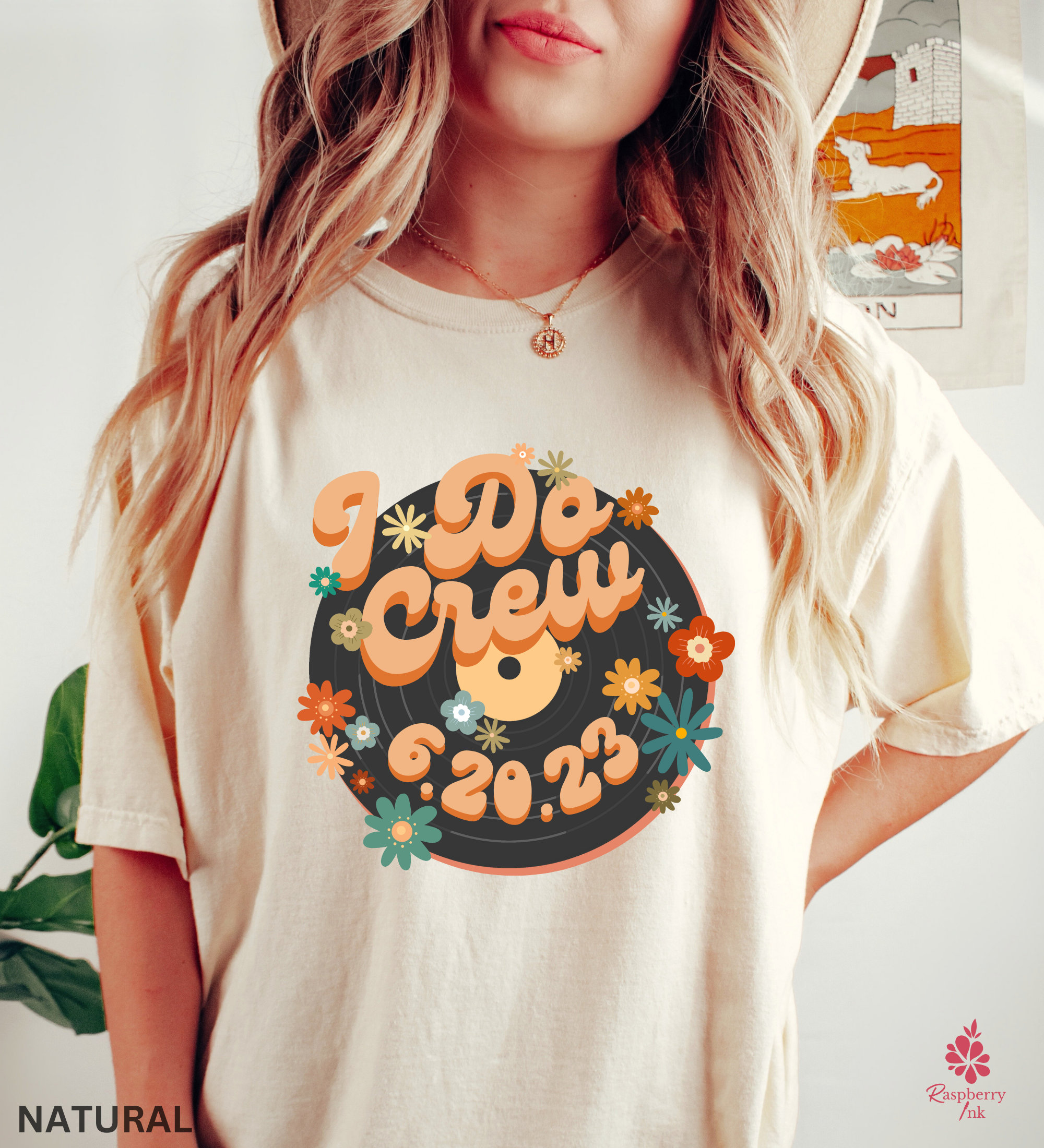Custom Date 70s Retro Bachelorette Party Shirts, Groovy Bridesmaid Tee ...