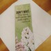 Flower Lover Bookmarks, Spring Lover Bookmarks, Inspirational Quotes ...