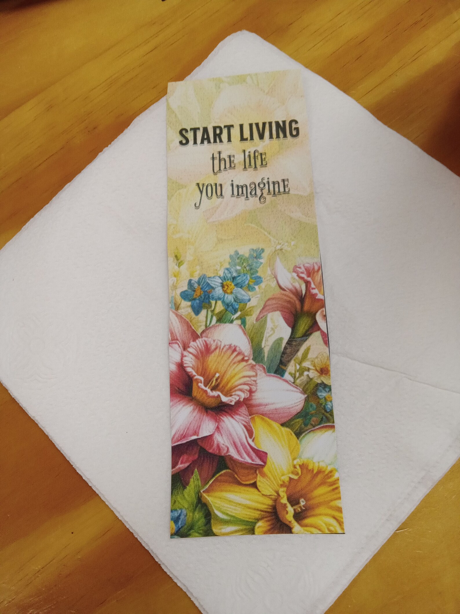 Flower Lover Bookmarks, Spring Lover Bookmarks, Inspirational Quotes ...