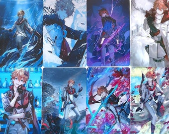 Genshi Impact Neuvillette Card Collection/glitter Photo Cards/stickers ...