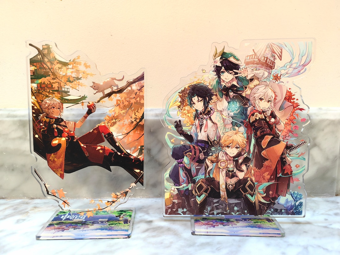 Genshin Impact Kazuha & Anemo Boys Fan Art Acrylic Standee - Etsy
