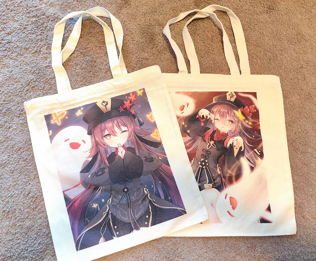 Genshin Impact Hutao Canvas Tote Bags/shoulder Bags/fanart/birthday ...