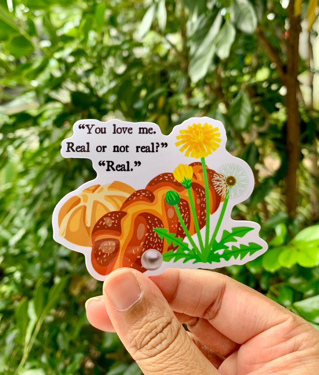 Real or Not Real Quote Sticker - Etsy