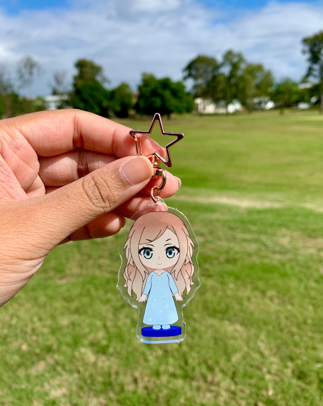 Feyre Chibi Keychain ACOTAR High Lady Night Court Sarah J Maas - Etsy
