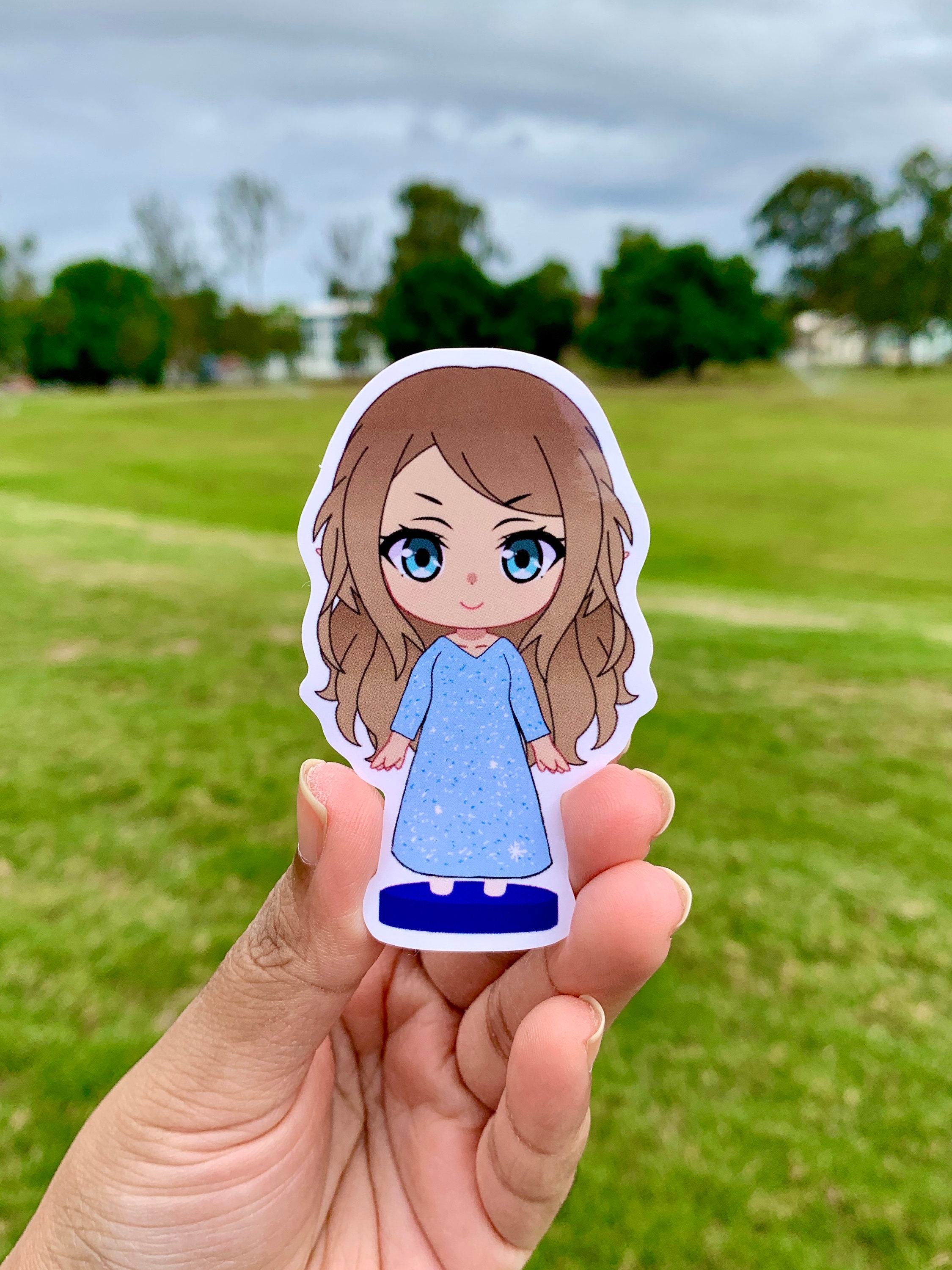 Feyre Chibi Sticker ACOTAR High Lady - Etsy