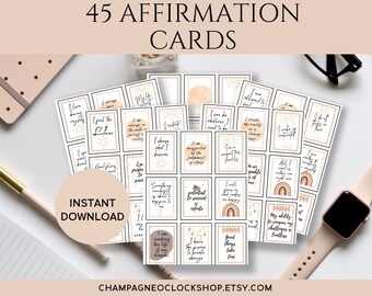 New Mom Affirmation Cards Postpartum Self Care Confidence Gentle ...