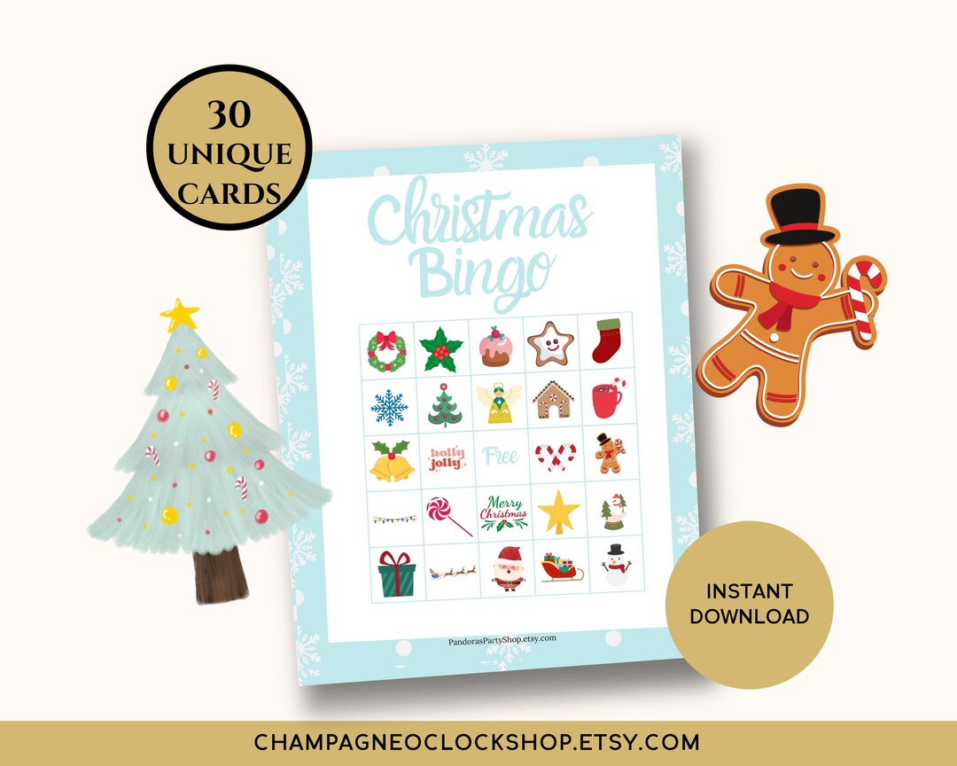 Christmas Bingo | Christmas Bingo Cards | Christmas Games | Christmas ...