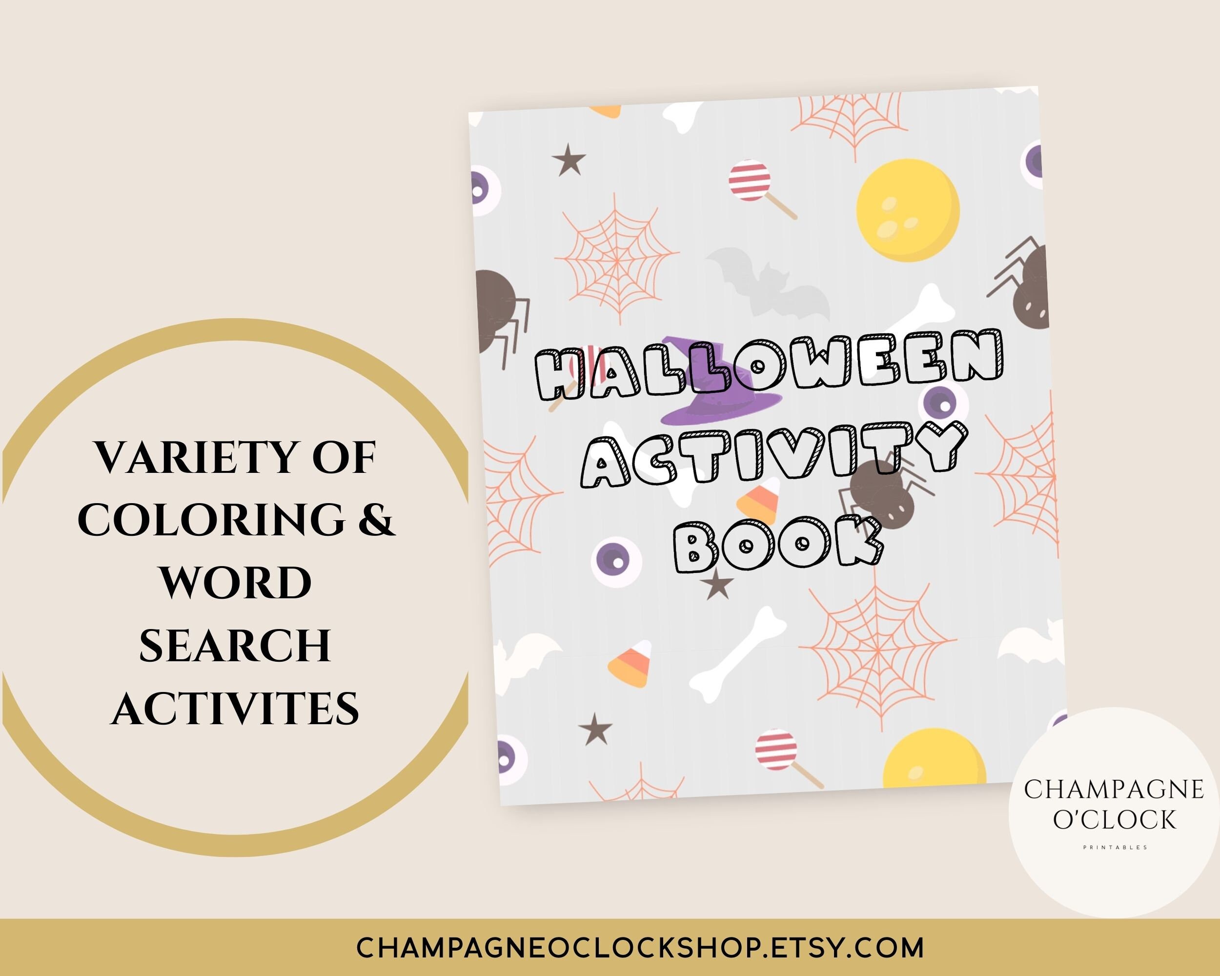 Halloween Activity Book Printable | Halloween Game | Halloween Activity ...