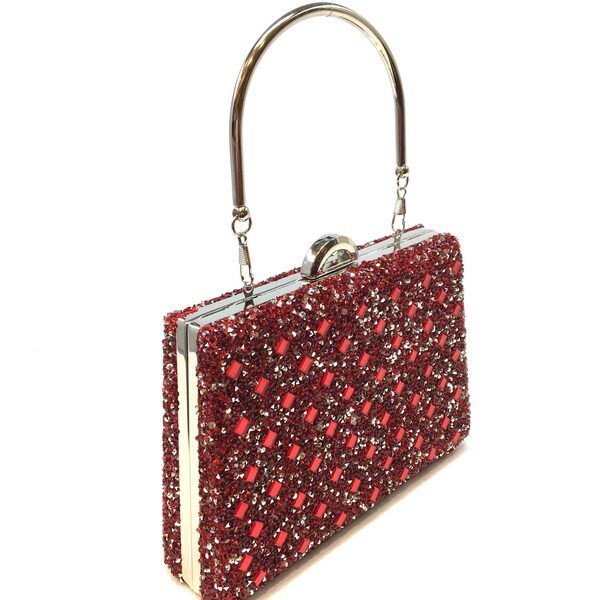 Red Evening Bag - Etsy