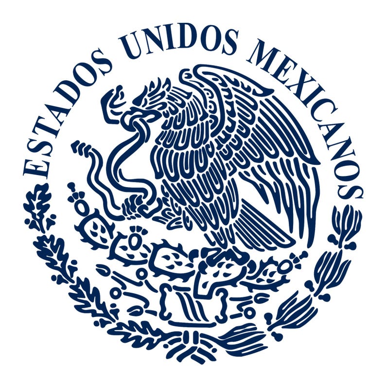 Mexican Flag Eagle Vinyl Decal Sticker Multiple Sizes | Estados Unidos ...