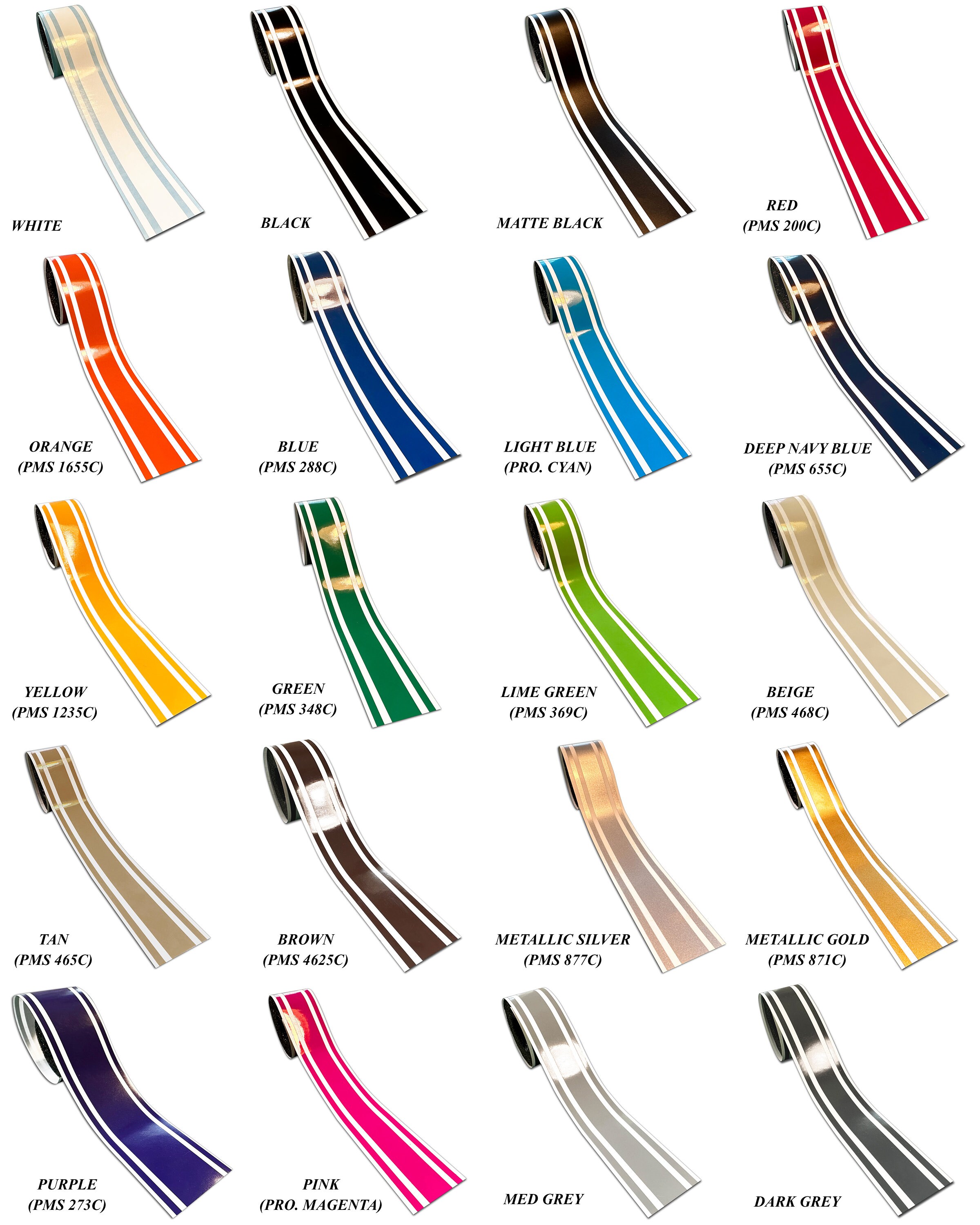 2x72 Vinyl Racing Stripe Decal - Etsy UK