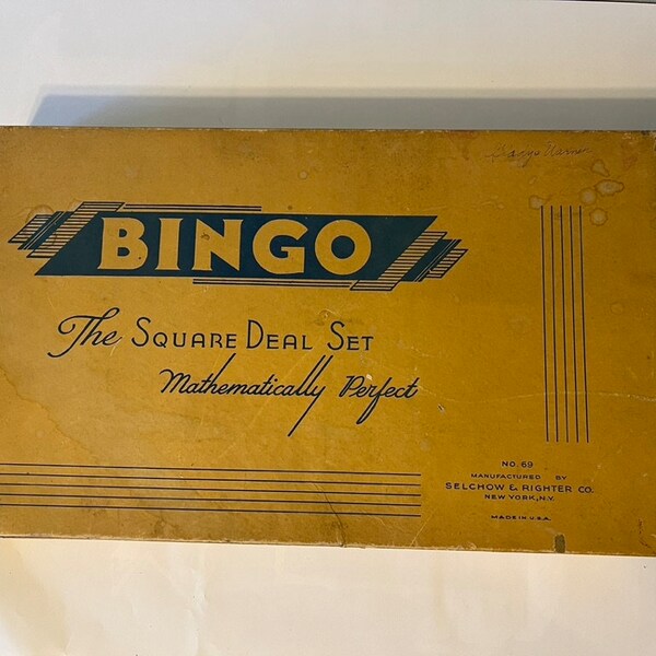 Bingo Set - Etsy