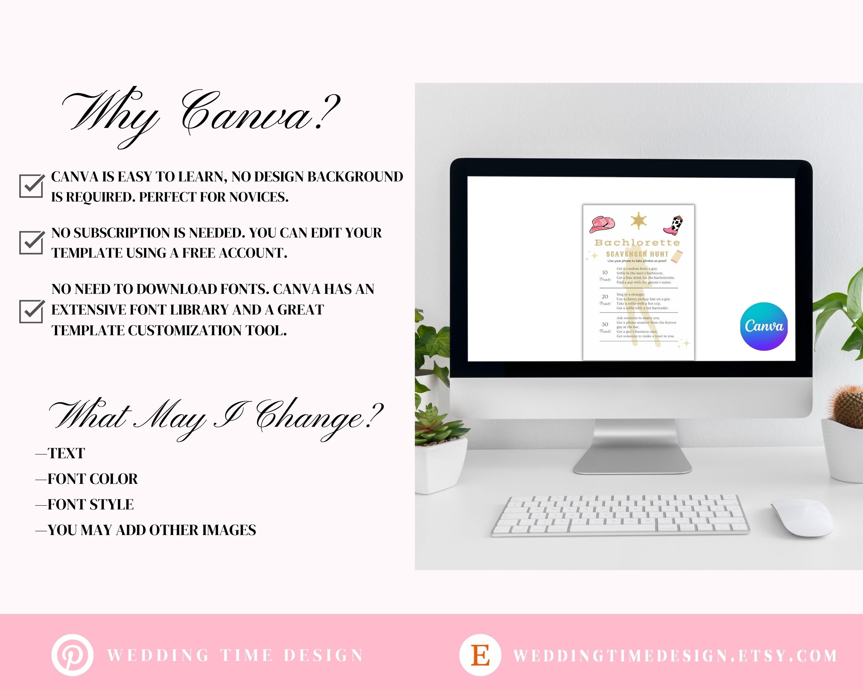 Bachelorette Editable Scavenger Hunt, Bachelorette Games, Fun ...