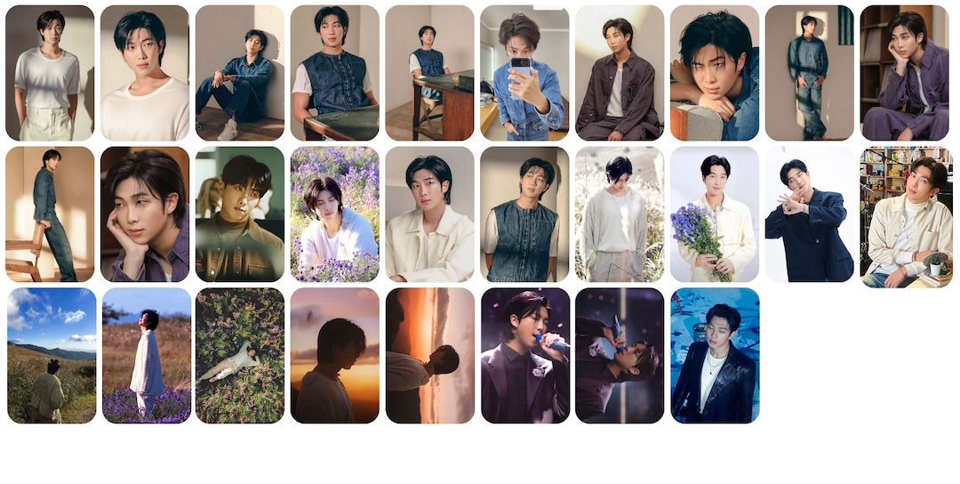 RM Indigo Photocards - Etsy