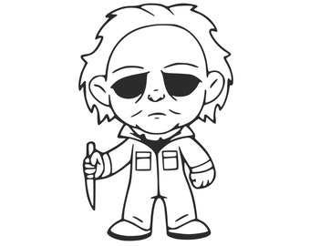 Baby Michael Myers Svg - Etsy
