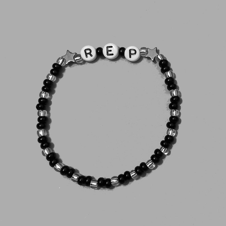 Reputation Bracelet Taylor Swift Rep Beaded Bracelet Eras - Etsy