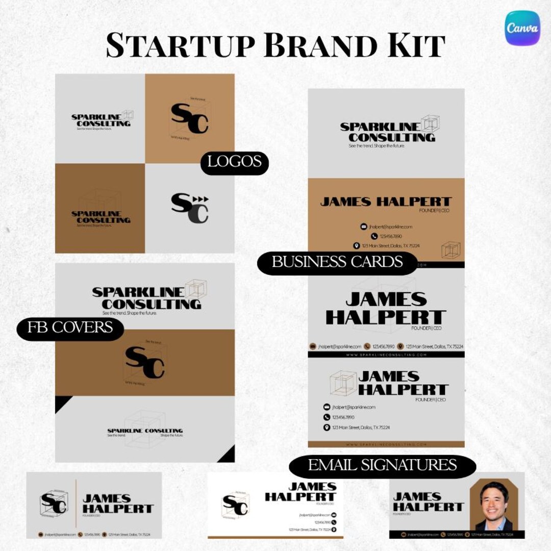 Branding Kit - Corporate Design - Customizable - Digital Items - Etsy
