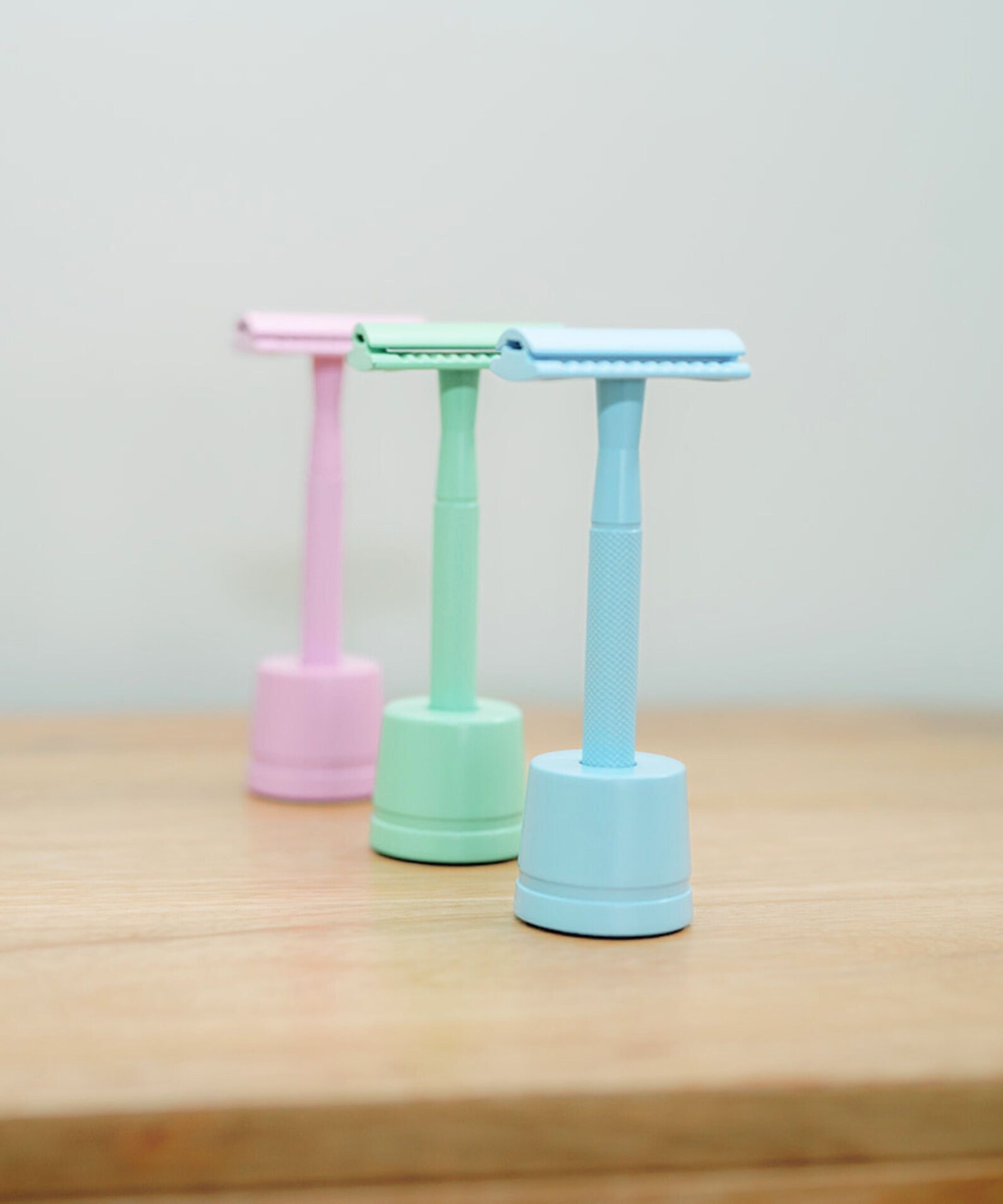 Seafoam Green Safety Razor | Eco-friendly Reusable Razor With Stand + 5 ...