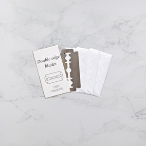 Seafoam Green Safety Razor Eco-friendly Reusable Razor With Stand 5 ...