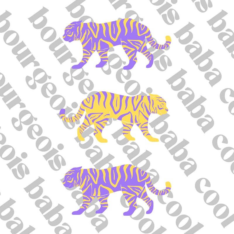 Lsu Tigers Svg File - Etsy