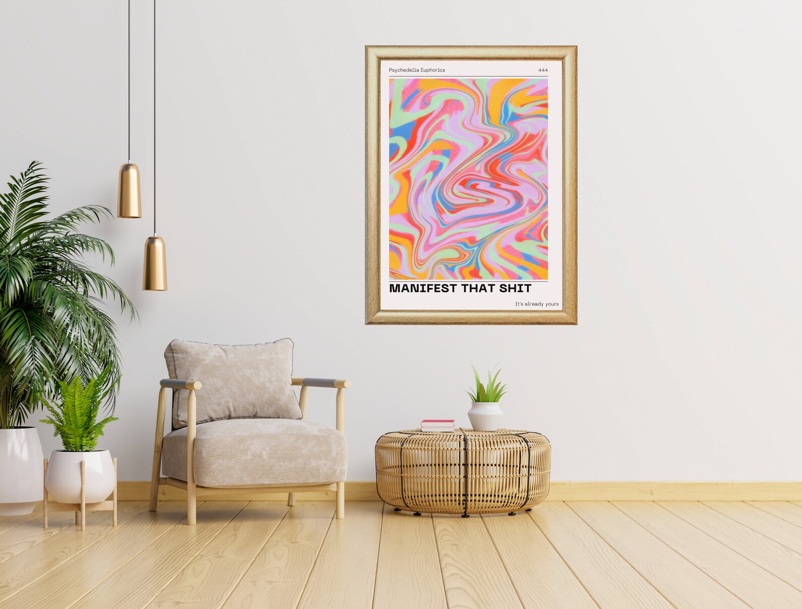 Manifest That Shit Printable Poster | Instant Download | Print for ...