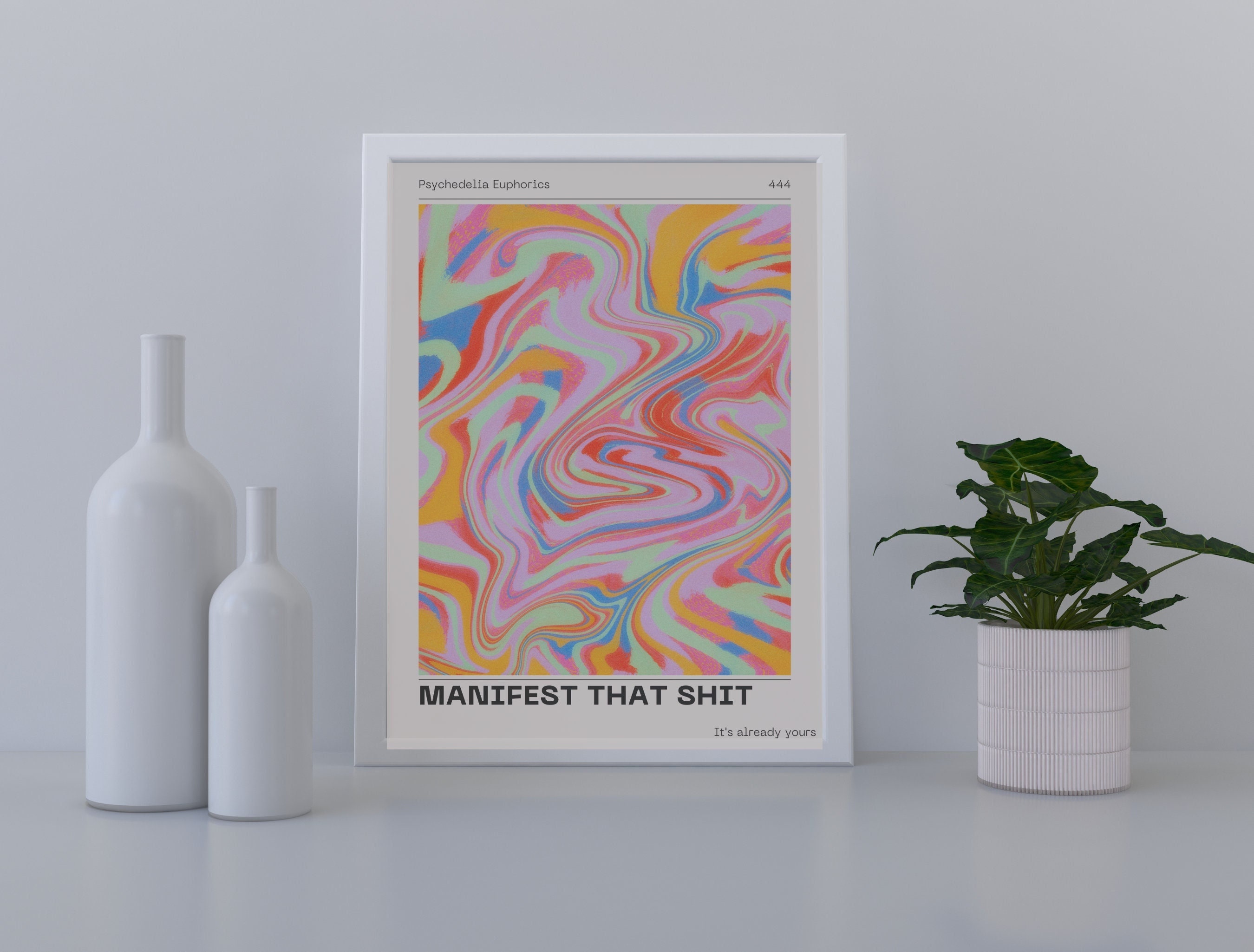 Manifest That Shit Printable Poster | Instant Download | Print for ...