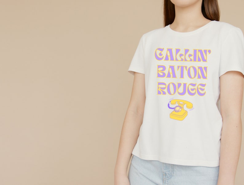 Callin' Baton Rouge | Retro Tiger Football Svg + Tiger Png + Tiger Pdf ...