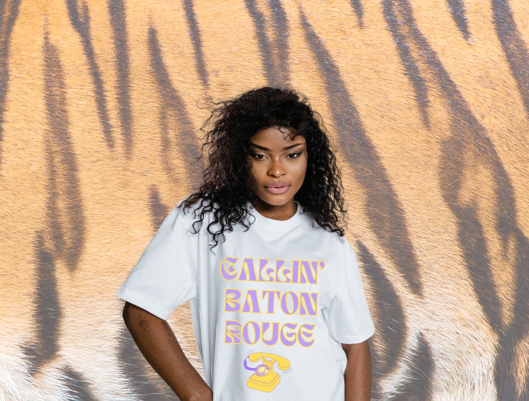 Callin' Baton Rouge | Retro Tigers Football Svg + Tigers Png + Tigers ...
