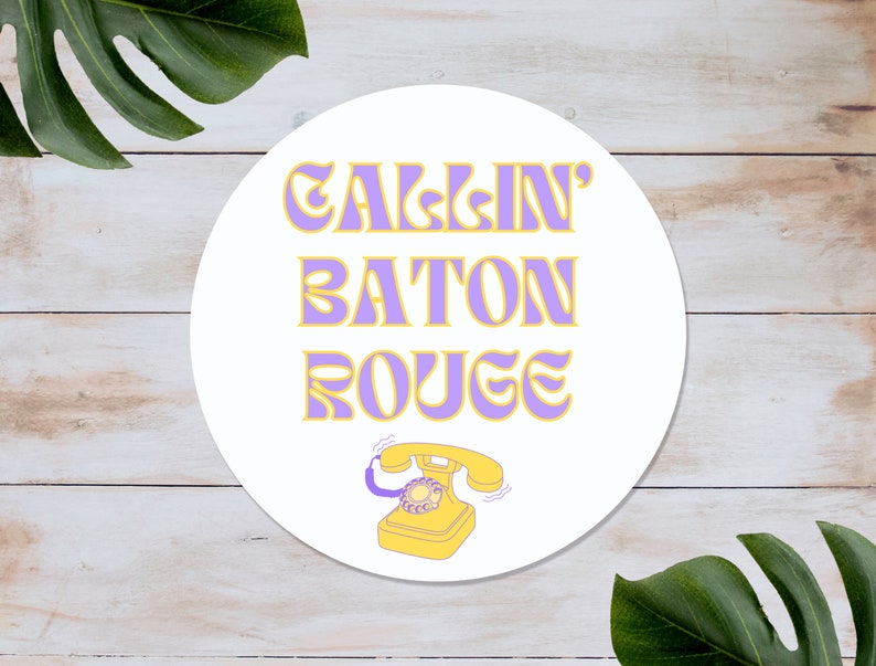 Callin' Baton Rouge | Retro Tiger Football Svg + Tiger Png + Tiger Pdf ...