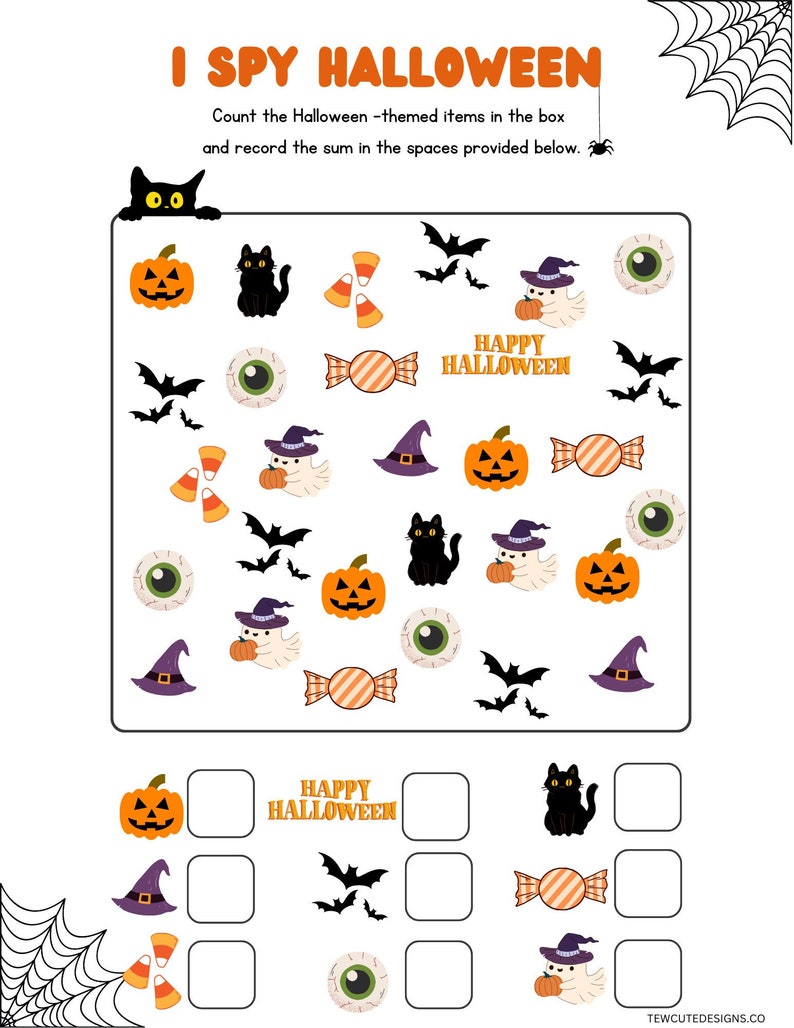 I SPY HALLOWEEN - Etsy