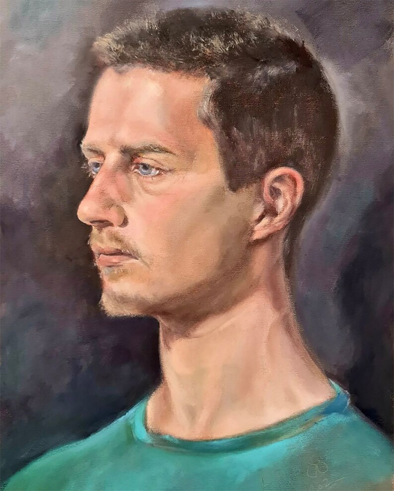 Custom Portrait in Oil Commission Original Painted Portrait - Etsy
