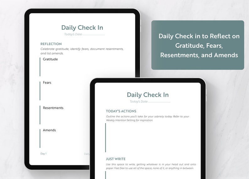 Recovery Journal | Journal Your Sobriety, One Day at a Time | Digital ...