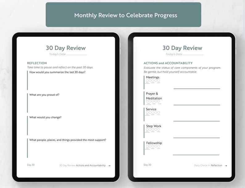 Recovery Journal | Journal Your Sobriety, One Day at a Time | Digital ...