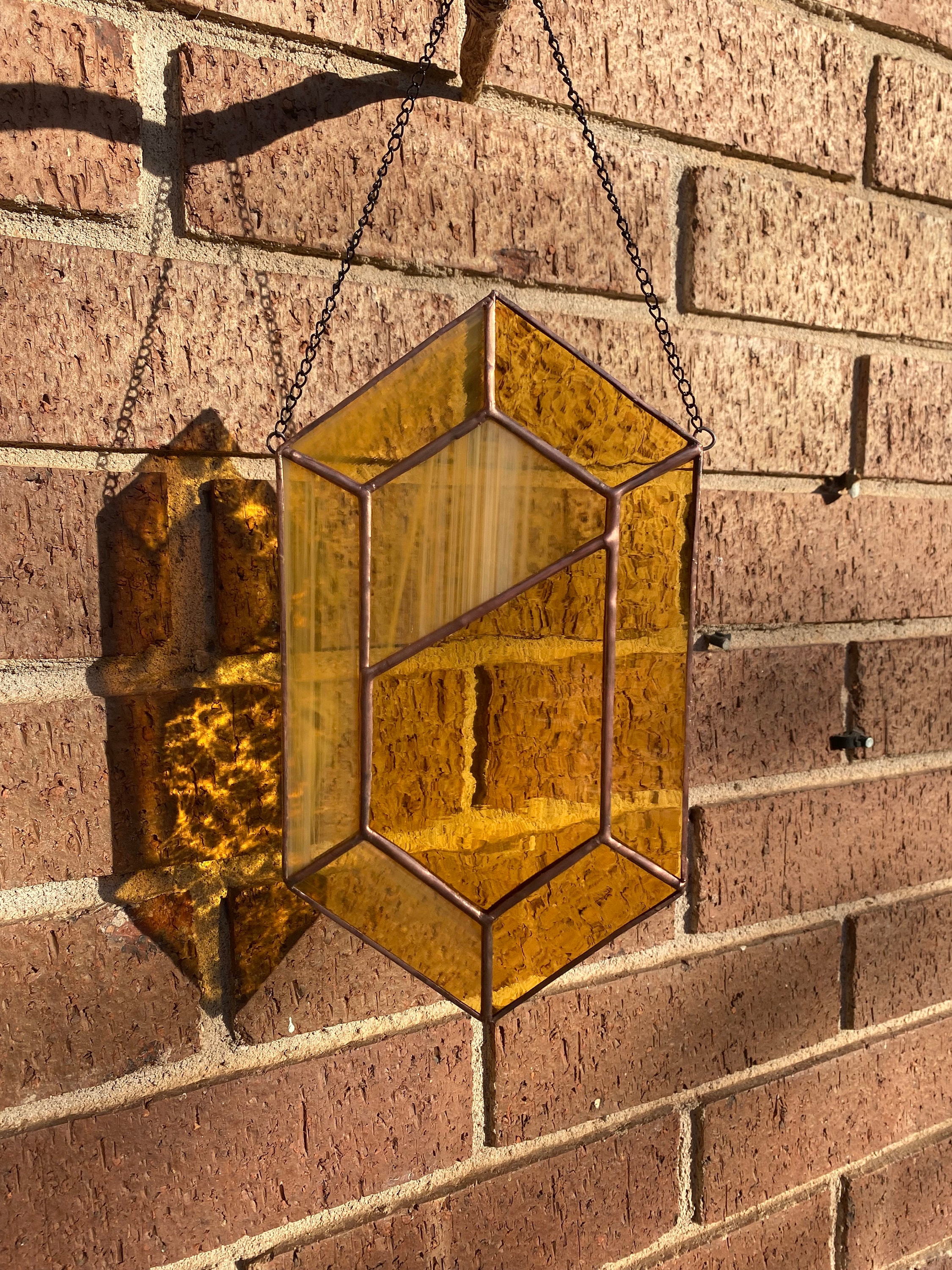 Stained Glass Gem - Video Game Gem - Suncatcher - Etsy