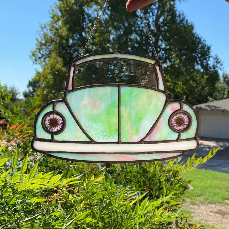 Stained Glass Groovy Bug - Etsy