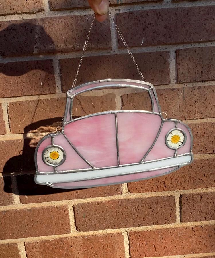 Stained Glass Groovy Bug - Etsy