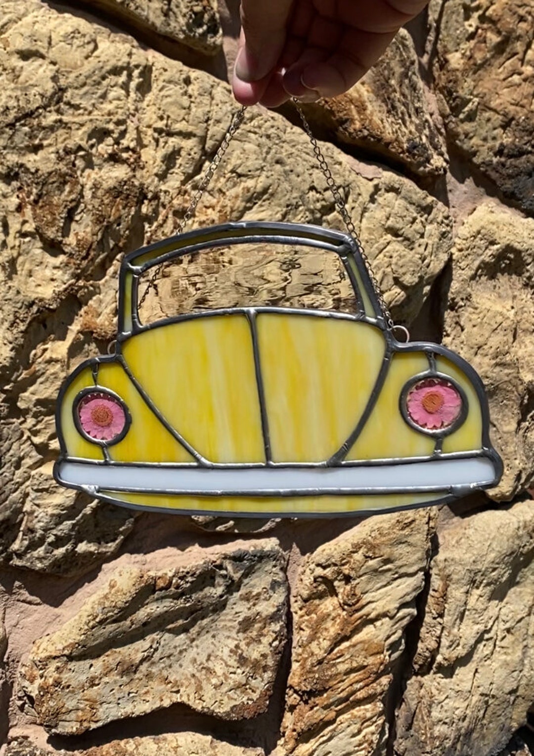 Stained Glass Groovy Bug - Etsy