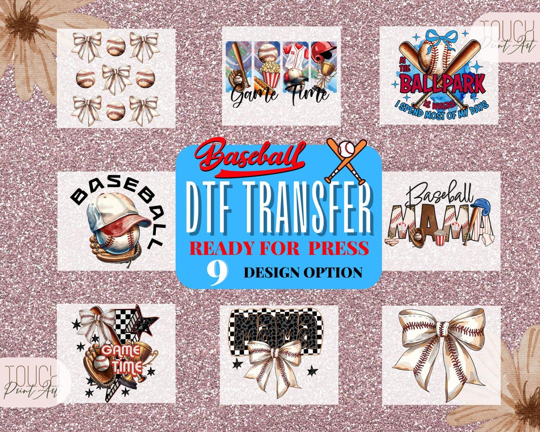 Retro Baseball Bundle Dtf, Baseball Mama Dtf, Baseball Dtf, Baseball ...
