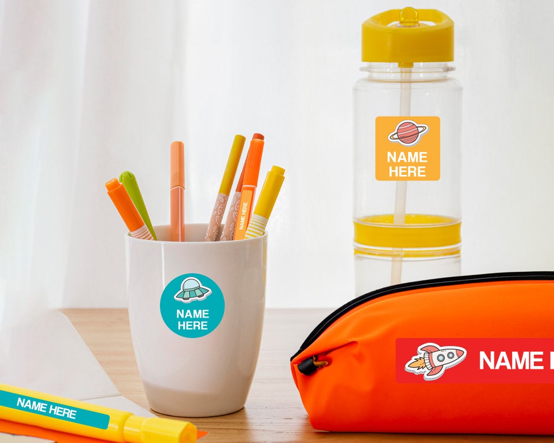 Cute Back to School Name Stickers, Astronaut Sticker, 172 Pcs Custom ...